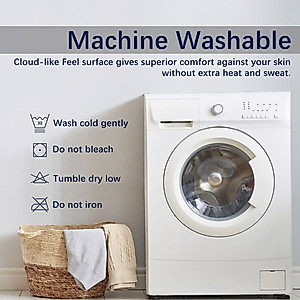 DOPEDIO Mattress Topper Queen,Extra Thick Mattress Pad,Cooling Mattress Topper Pillow Top Breathable Soft with 8"-21" Deep Pocket Down Alternative Fill (60x80 Inches, Grey)