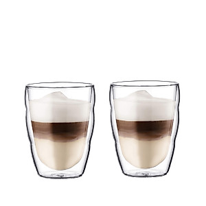 BODUM Pilatus Double, 2 Count (Pack of 1), Transparent, 8