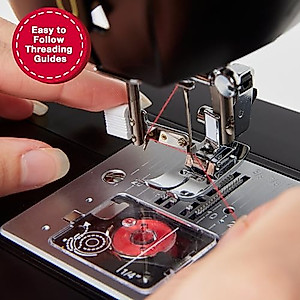 SINGER Heavy Duty 500 Classic Sewing Machine with Accessory Kit | Strong Motor with Enhanced Piercing Power, 23 Built-In Stitches, Full Metal frame, 1-step Buttonhole & LED Light