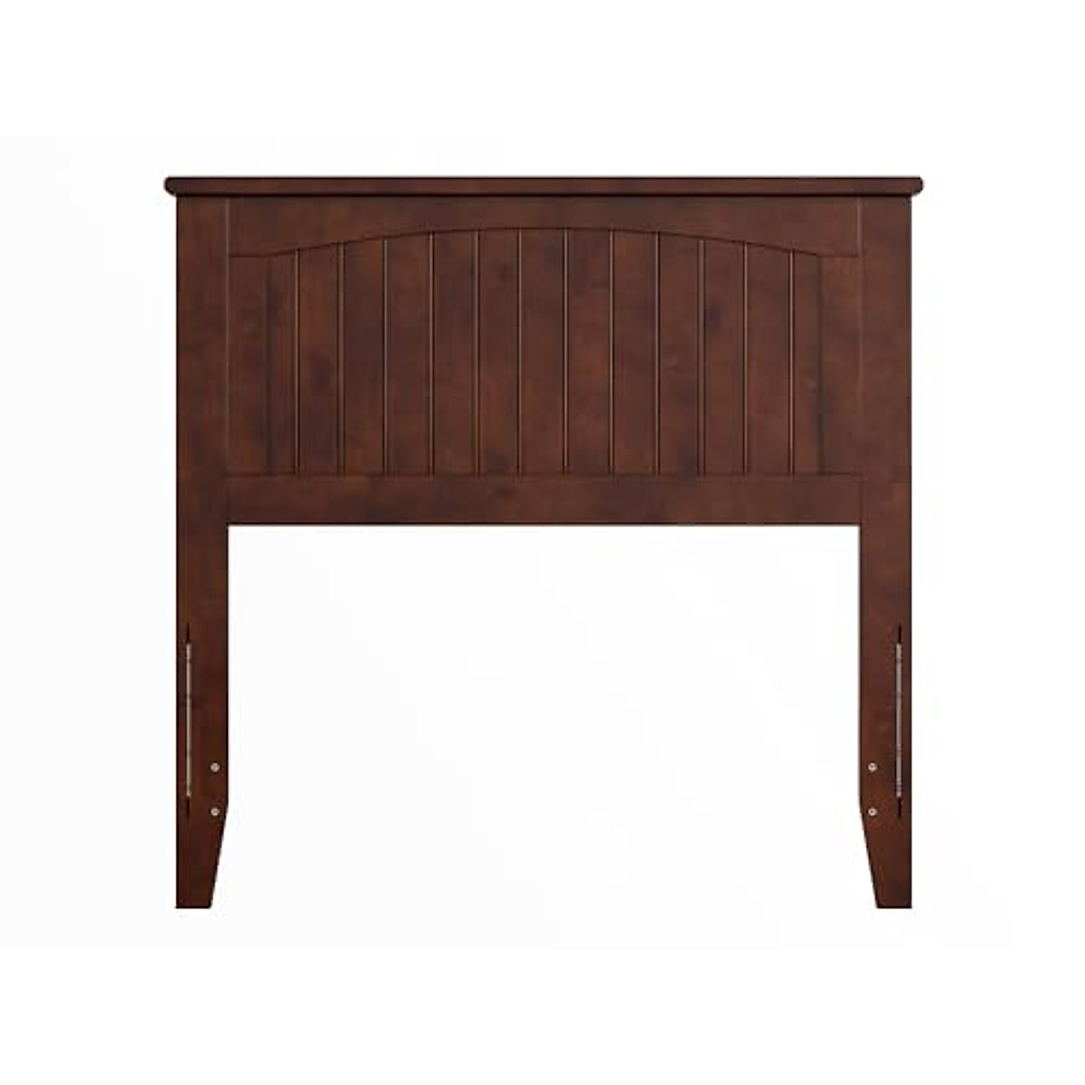 AFI Nantucket Twin Solid Wood Panel Headboard in Walnut