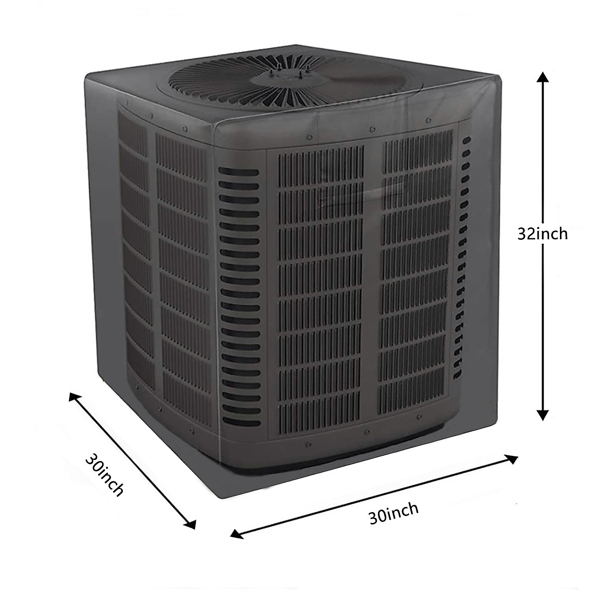 Air Conditioner Cover for Outside Units Ac Cover for Outside Unit Waterproof Fits Up to 30 x 30 x 32 inches