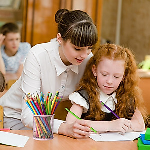 TecUnite 120 Pcs HB Pencils Unsharpened Pencils with Eraser Wooden Hexagonal Pencils for Kids Adults Gifts Graphite Pencils for Exams School Office Sketching (Rainbow Colors,Simple)