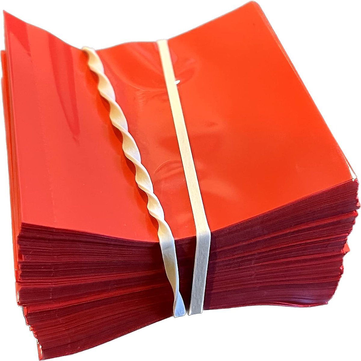 66 x 60 mm RED Shrink Sleeve for Liquor Bottles, Beverage Bottles and More. [Compatible Diameter Range: 1 1/4” – 1 1/2”] - Bundle of 250
