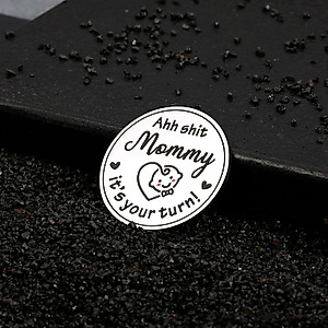 New Baby Gift for Mom Dad Decision Coins Funny New Parents Pregnancy Gift for First Time Daddy Mummy to be Christmas Stocking Stuffers Birthday Baby Shower Father's Mother's Day Coin for Husband Wife