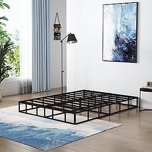 Vehowy 9 Inch Box Spring for King Bed,Heavy Duty Box Spring Mattress Foundation/Metal Bed Base/Noise Free/Non-Slip/Easy Assembly