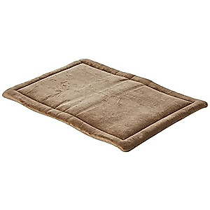 Midwest Homes for Pets Deluxe Micro Terry Pet Bed, Dog Bed & Crate Mat, Taupe
