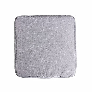 Scceatti Seat Cushion for Car Soft 16x16In Outdoor Cushions GreySquare Strap Garden Chair Pads Seat Cushion for Outdoor Bistros Stool Patio Dining Room for Desk Chair Car Office Chair Office Supplies