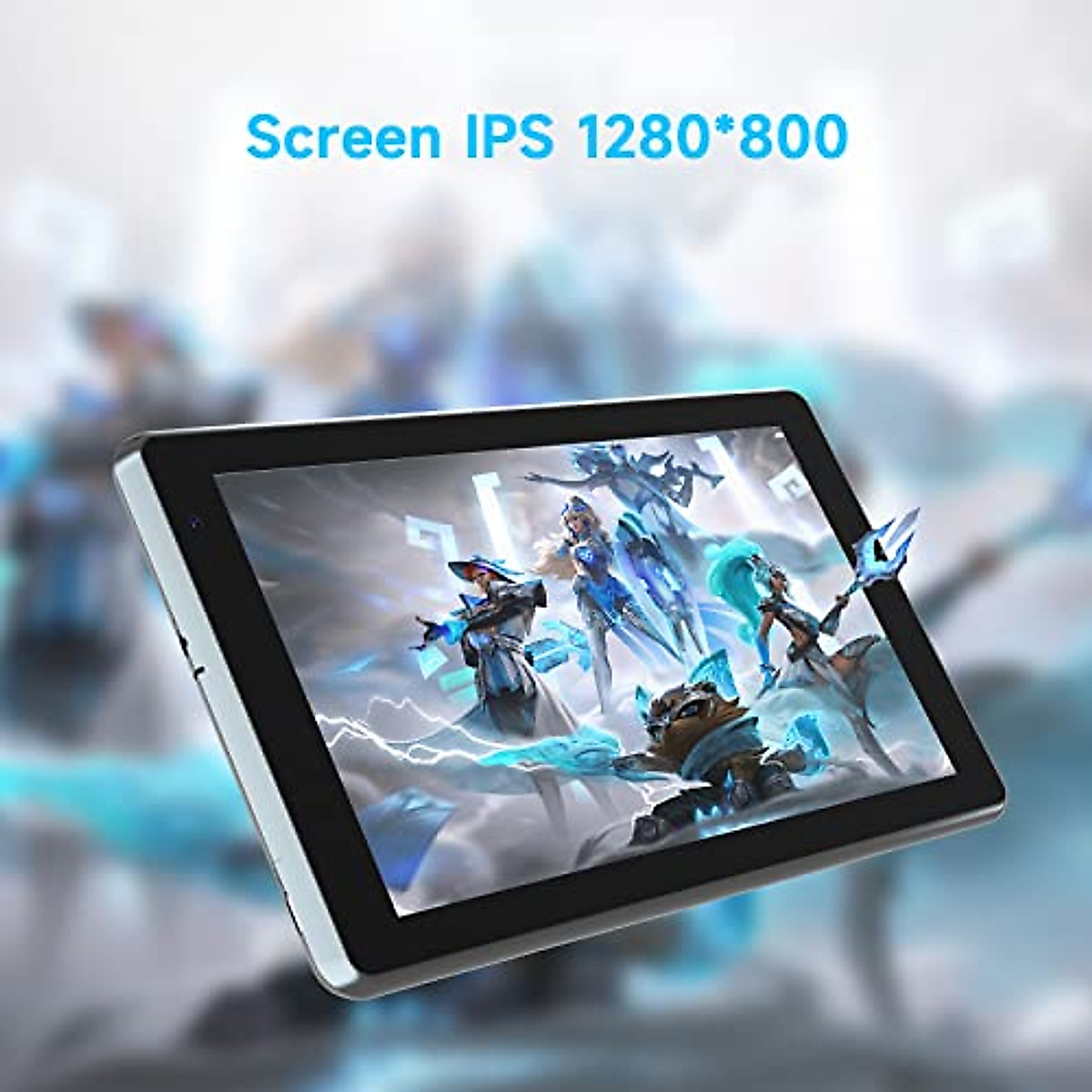 ZZB Tablet 7 inch Android 11 Tablet PC, 64GB ROM 2GB RAM Tablets, Quad-Core Processor Dual Camera WiFi Bluetooth Computer Tablet, Black tableta.