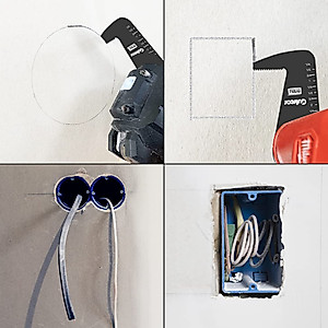 5 Pack Drywall Blade for Oscillating Tool, Oscillating Tool Drywall Jab Saw Blade Fit Fein Multimaster Porter Cable Bosch Ryobi Dewalt Milwaukee Rockwell Oscillating Tool Blades