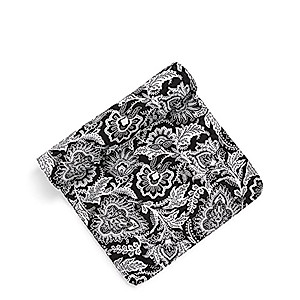 Vera Bradley Women's Cotton Reversible Table Runner, Java Black - Recycled Cotton, One Size