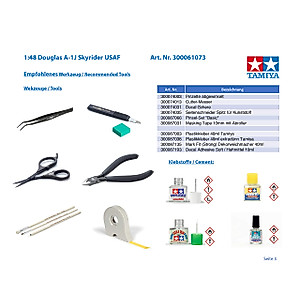 Tamiya 61073 1/48 Douglas A-1J Skyraider USAF Plastic Model Airplane Kit