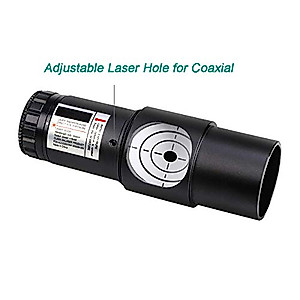 SVBONY SV121 Red Laser Collimator, Adjustable 1.25 inch Collimation Eyepiece, with 2 inches Adapter, Telescope Accessory for Newtonian Dobsonian Marca Telescope