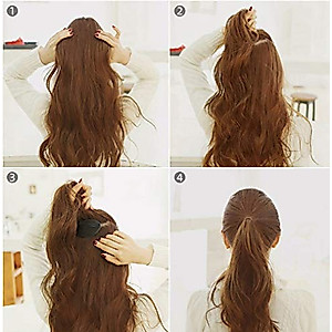 3 Pairs Back Bump It Up Hair Clip Do Beehive Hair Styler Charming Fringe Hairpin Volume Inserts Hair Accessories Tool(Thin Breathable)