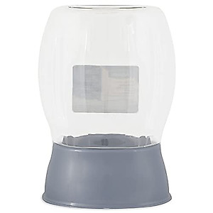 Petmate Pet Cafe Waterer Cat and Dog Water Dispenser 4 Sizes, Pearl White