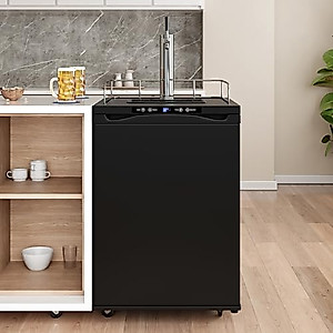 EdgeStar KC3000 Full Size Kegerator with Digital Display - Black