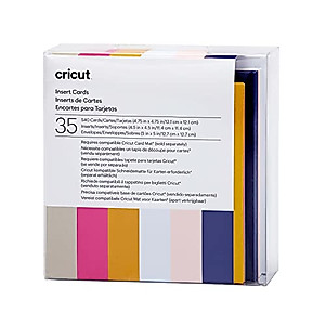 Cricut Insert Cards S40, Create Depth-Filled Birthday Cards, Thank You Cards, Custom Greeting Cards at Home, Compatible with Cricut Joy/Maker/Explore Machines, Sensei Sampler (30 ct)