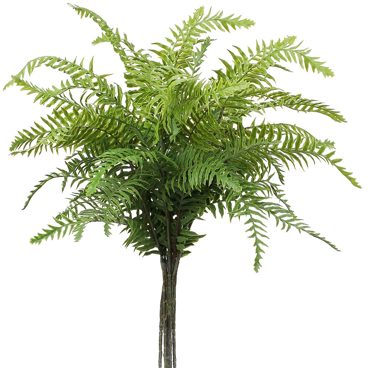 30" Artificial Boston Fern Plants Bushes Fake Shrubs Bush Greenery Plants Faux Fern Plant Large for Outdoors UV Resistant Garden Plants or Home Office Desk Indoor Decor 3pcs