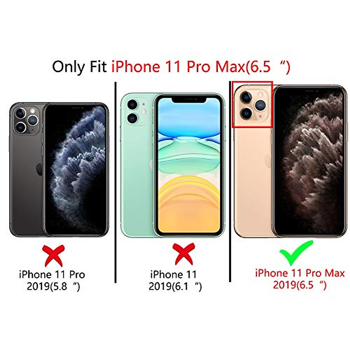 Ownest Compatible for iPhone 11 Pro Max Case for Soft Liquid Silicone Gold Heart Pattern Slim Protective Shockproof Case for Women Girls for iPhone 11 Pro Max-Brown