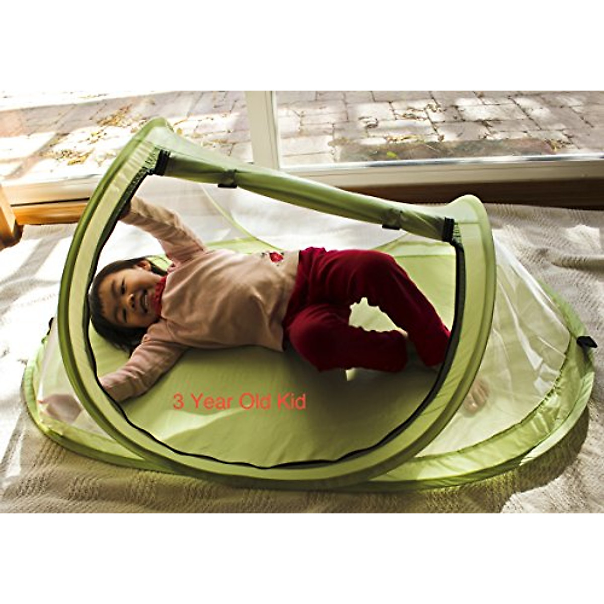 MooMooBaby Pop-Up Baby Beach Crib Tent