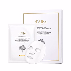 d'Alba Italian White Truffle Nourishing Treatment Mask, nourishing skin-fit overnight face mask