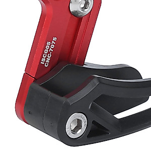EVTSCAN Bike Chain Guide, Single Disc Bike Chain Guide Stabilizer BB Mid Lock Ultralight Bicycle Cycling Accessory(red)