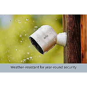 Arlo Pro 4 Spotlight Camera - 1 Pack - Wireless Security, 2K Video & HDR, Color Night Vision, 2 Way Audio, Direct to WiFi No Hub Needed, VMC4050P - White (Renewed)