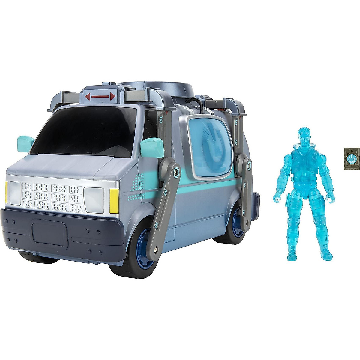 Fortnite Feature Deluxe Reboot Van Vehicle, Electronic Vehicle with 4-inch Articulated Reboot Recruit (Jonesy) Figures and Accessory