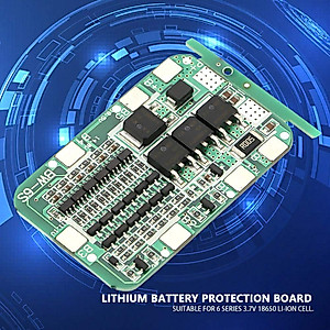 6S 15A 22V 24V Battery Board Lithium Battery Charging Board PCB Cell Board Charger Module for Li ion Cell