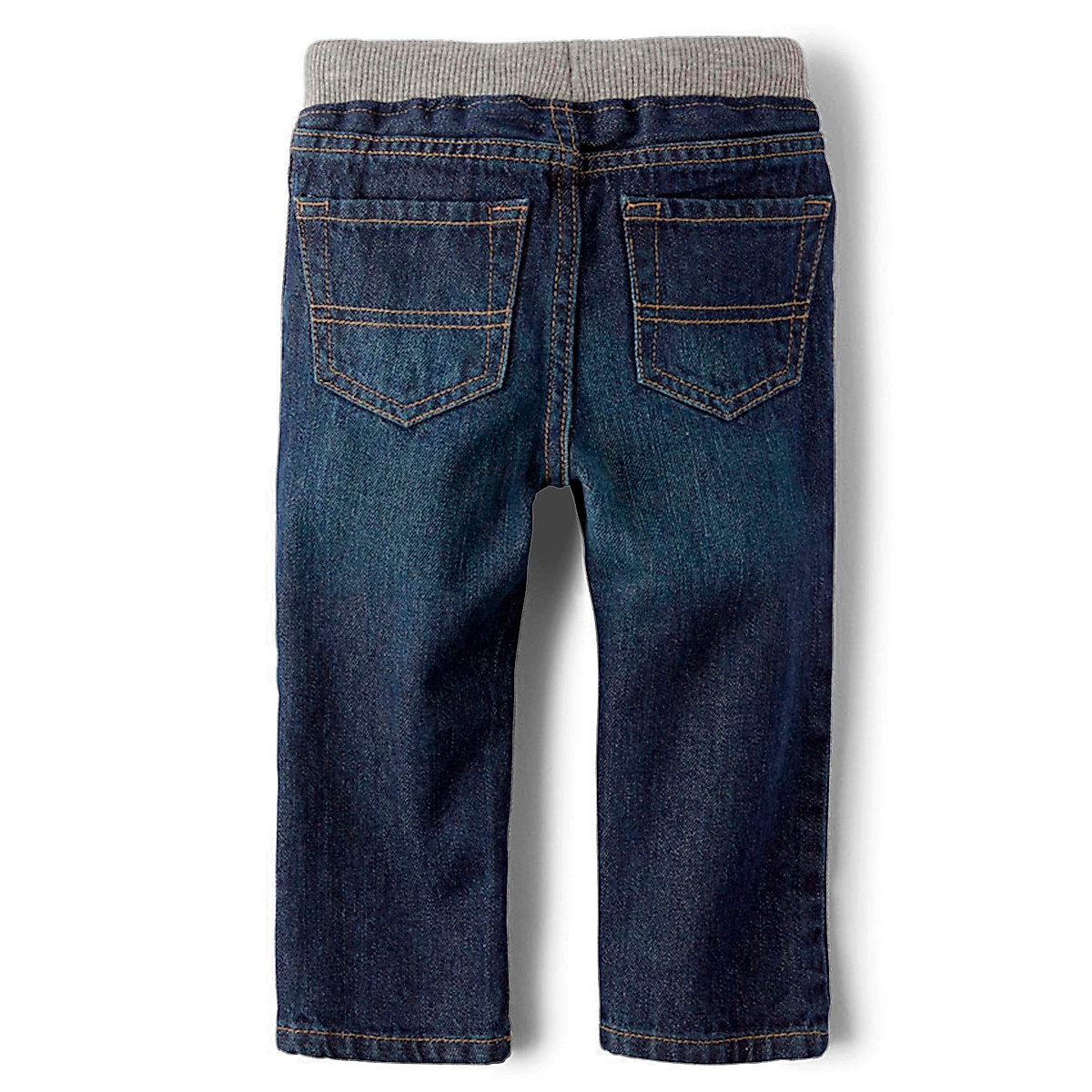 The Children's Place Baby Boys' Pull On Straight Jeans, Liberty Blue, 2T