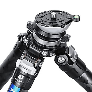 Leofoto LBQ-50S 50mm Leveling Base Half Ball Quick Adjust Leveler Head for Mr Q Ideal for LQ-284C