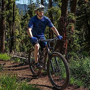 MTN Style Mountain Biking Glove, Full Finger, Touchscreen, Breathable, Lightweight, Cycling, Mountain Bike, BMX, MTB, Motocross (Medium)