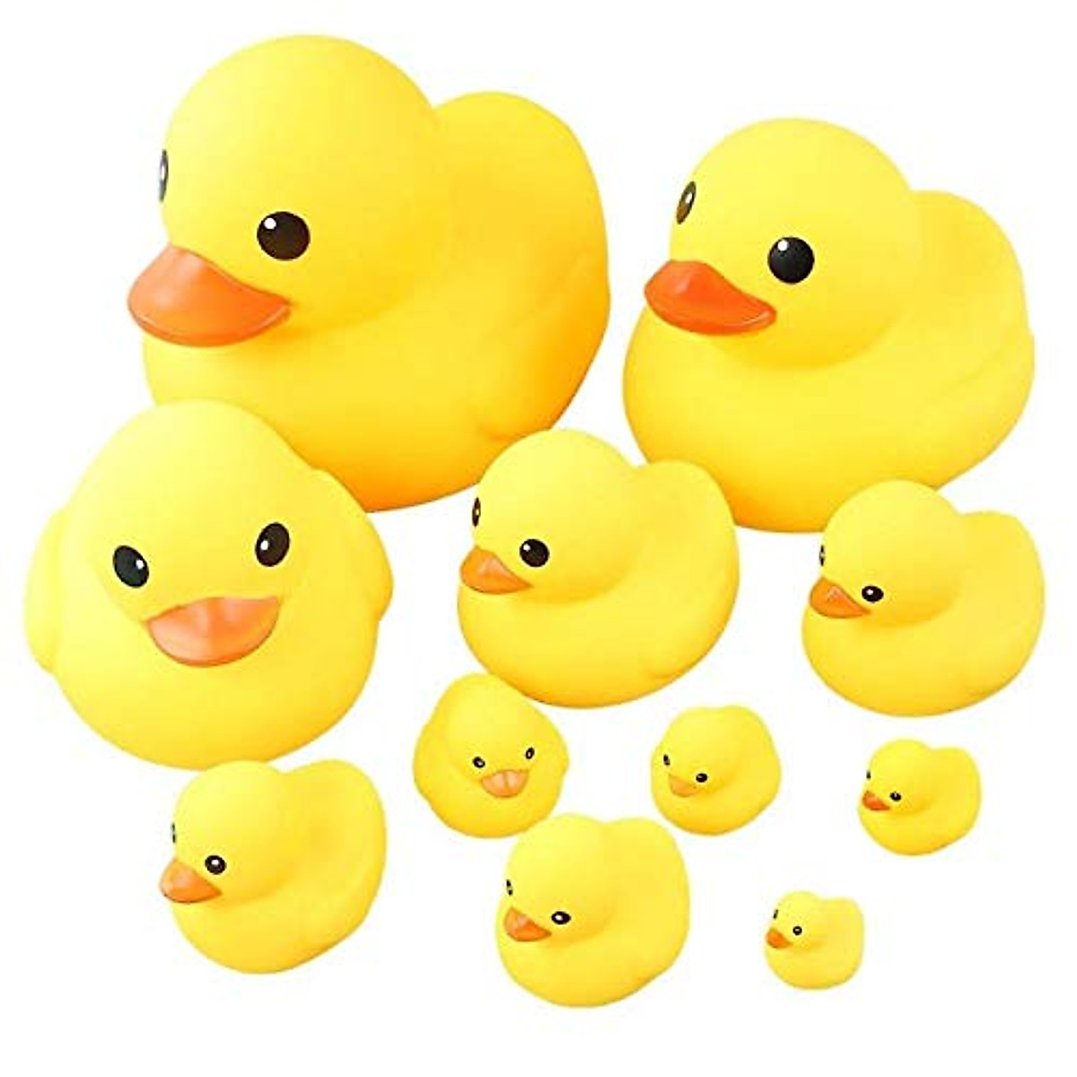 Codall Mini Yellow Rubber Bath Ducks for Child（2.1", 20pcs）