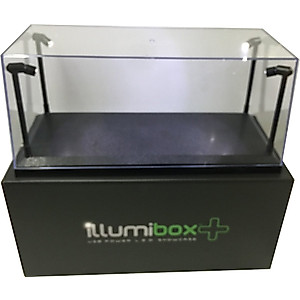 Illumibox MJ14001 Showcase 1: 18 x+ USB Powered Led Black Base Display, Clear