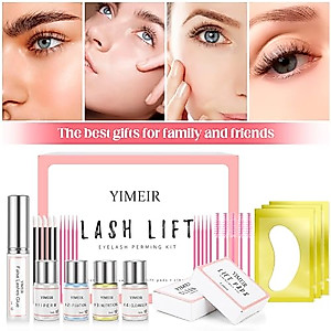 YIMEIR Lash Lift Kit Eyelash Perm Kit,Premium Home Lash Lifting Kit with Whole Tools,Lash Lifts,Lash Curling,Suitable for Salon(Upgraded Version)