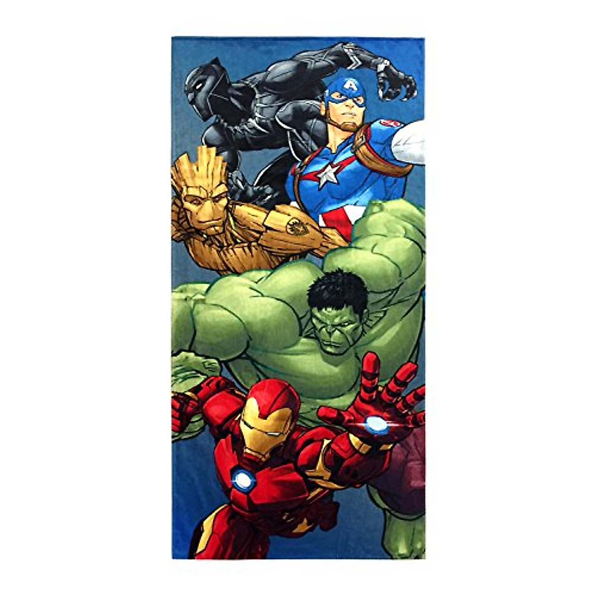 Jay Franco Marvel Avengers Infinity War Kids Bath/Pool/Beach Towel - Featuring The Avengers - Super Soft & Absorbent Fade Resistant Cotton Towel, Measures 28 inch x 58 inch (Official Product)