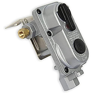 Flame King (KT12ACR-2) 2-Stage Auto Changeover LP Propane Gas Regulator With Two 12 Inch Pigtails For RVs, Vans, Trailers