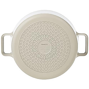 NEOFLAM FIKA Stock Pot for Stovetops and Induction | Wood Handle and Glass Lid | Made in Korea (8.5" / 2.7 qt)