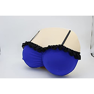 poceton Soft Boobs Pillow, 3D Memory Foam Sleep Pillow Creative Realistic Boobs Breasts Pillow Cushion, Sexy Couple Kawaii Toy Pillow Funny Gift (Blue)
