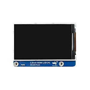 3.2inch HDMI IPS LCD Display (H) Fits Raspberry Pi/Jetson Nano/PC, 480×800, No Touch Screen, Adjustable Brightness