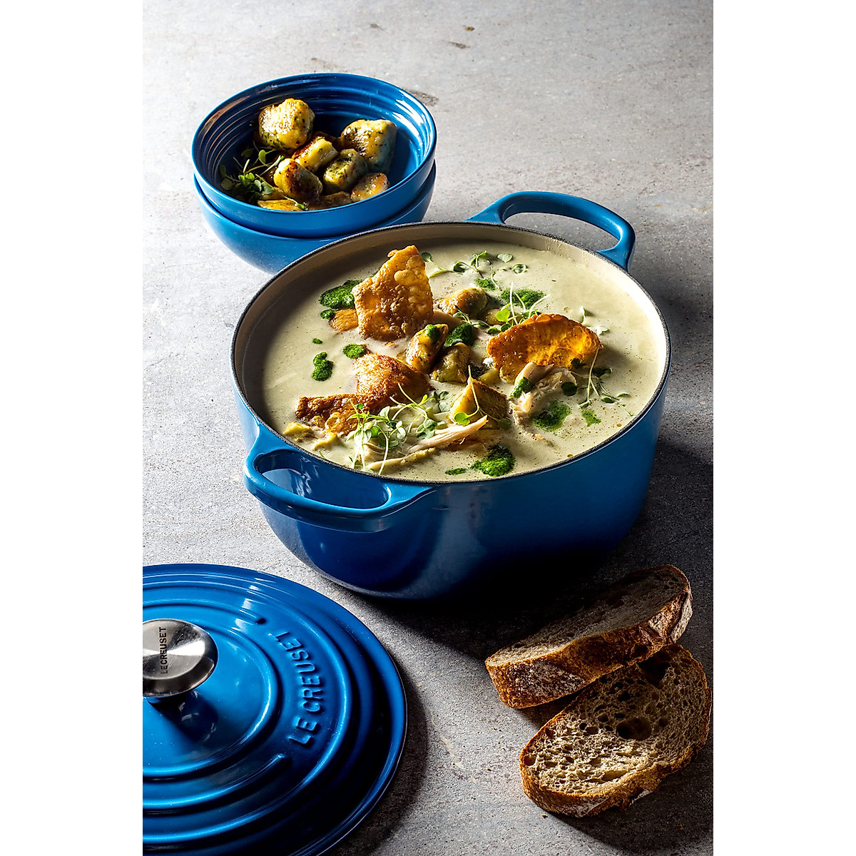 Le Creuset Enameled Cast Iron Signature Round Dutch Oven, 3.5 qt. , Marseille