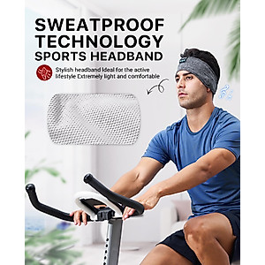 Perytong Sleep Headphones Wireless Headband Stretchable Bluetooth 5.2 Sleep Headband Earphones, Comfy Side Sleeping Earbuds with High Definition Stereo Speakers, Electronics, Gifts for Men Women