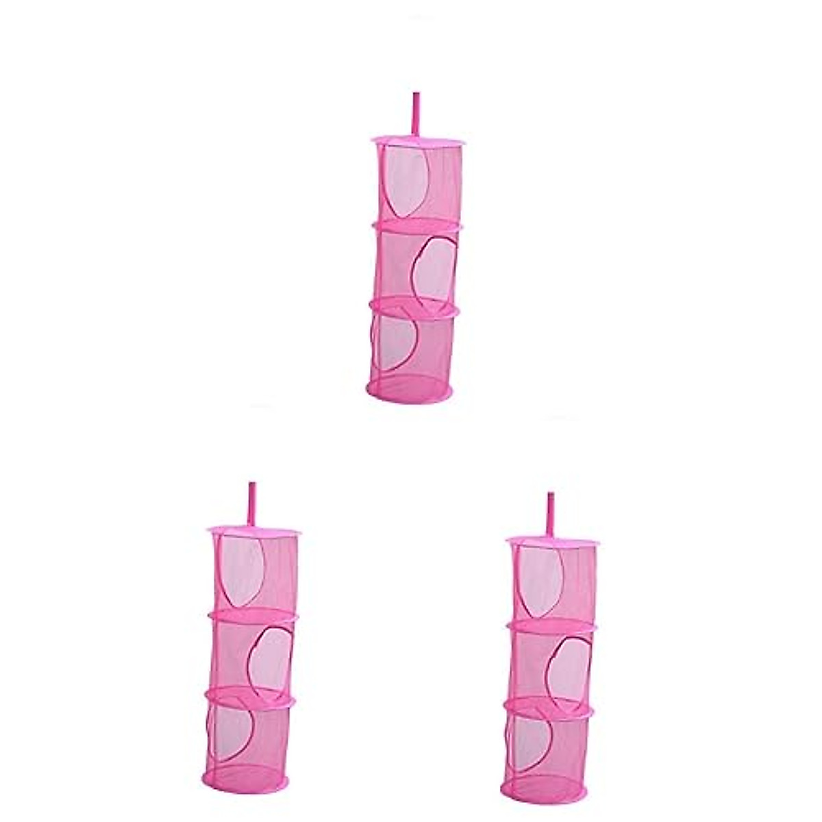 SAFIGLE 3pcs collapsible laundry drying rack foldable drying rack foldable laundry rack mesh hanging dryer hanging mesh bags underwear drying rack toy storage Hanging Storage Organizer bra