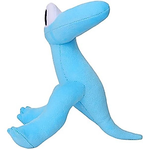 HaiZhiTong Rainbow Friends Plush Toy, Cyan Plush Toy, Yellow Plush Toy, Yellow Cyan Rainbow Friends Chapter 2 Plush Toy (Yellow + Blue)