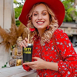 PAPAMOONA 50th Birthday Gifts For Men Funny, Great Gifts For Women Turning 50, Gifts For Women Turning 50, Gifts For Turning 50 Men, 50 Year Old Gifts, 1973 Birthday Wine/Coffee Tumbler Gift Ideas