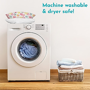 Little Sleepy Head Youth Pillow with Pillowcase 16x22, Soft Jumbo Toddler Pillow, Kids Pillow & Hypoallergenic Pillow Case - Best Kids Pillows for Sleeping, Perfect Kids Travel Pillow (Hearts)