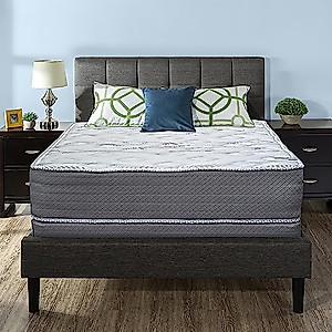 Greaton 14-Inch Firm Double sided Tight top Innerspring Mattress And 8" Metal Box Spring/Foundation Set,Queen