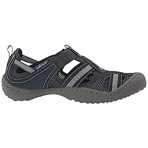 JSport by Jambu womens Regal Water Ready Flats Sneaker, Blue, 8.5 US