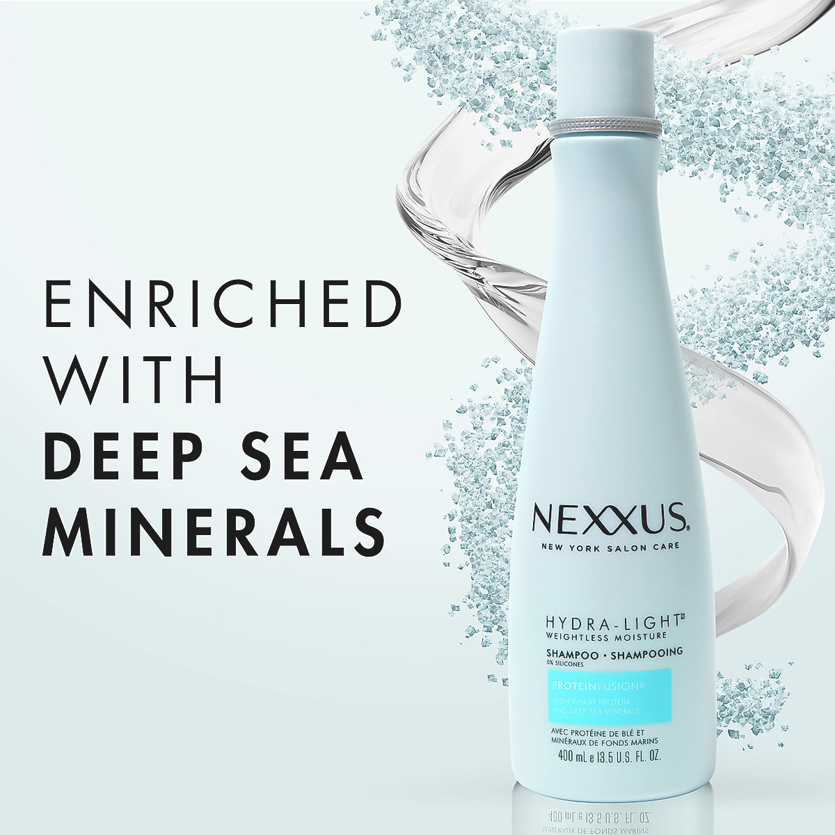 Nexxus Hydra-Light Weightless Moisture Shampoo Replenishing Shampoo for Oily Hair Silicone free 13.5 oz