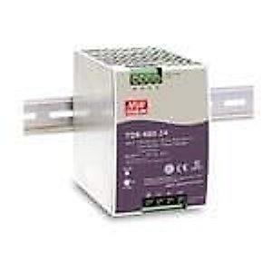 Mean Well TDR-480-24 DIN Rail Power Supplies 480W 24V 20A, PFC, Adj Output, Enclosed, Input: 340~550 VAC 3PH