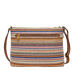 Fossil womens Kinley Large Crossbody, Colorful Stripes, One Size US